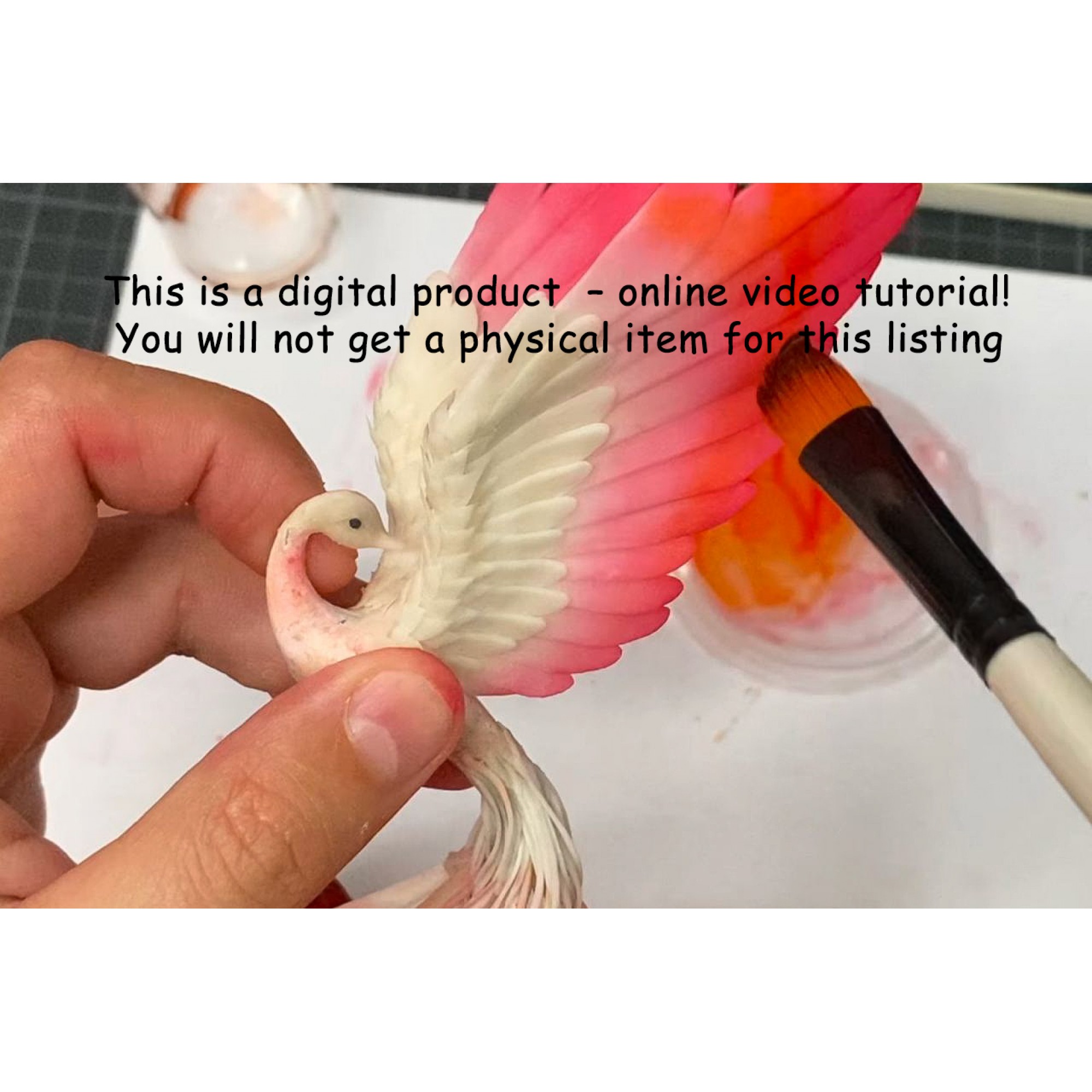 Tutorial how to sculpt phoeniх bird by air clay.
