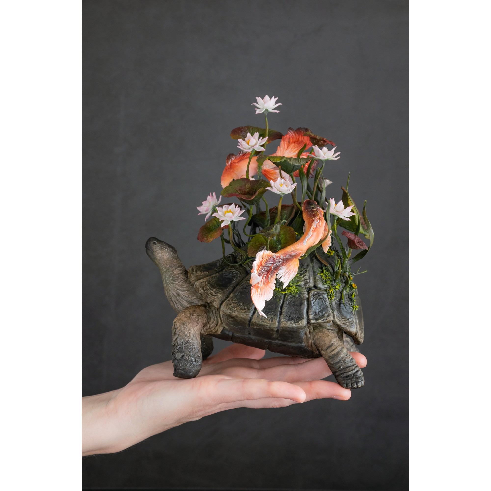 Collectible Handmade Turtle statue